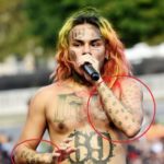 6ix9ine’s 7 Weird Tattoos & Their Meanings