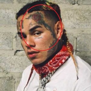 6ix9ine’s 7 Weird Tattoos & Their Meanings